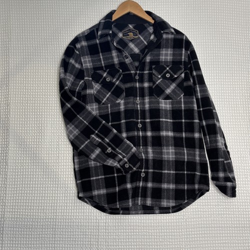Freedom Foundry Men’s Flannel Shirt, Comfort Fit, Real metal buttons S ...