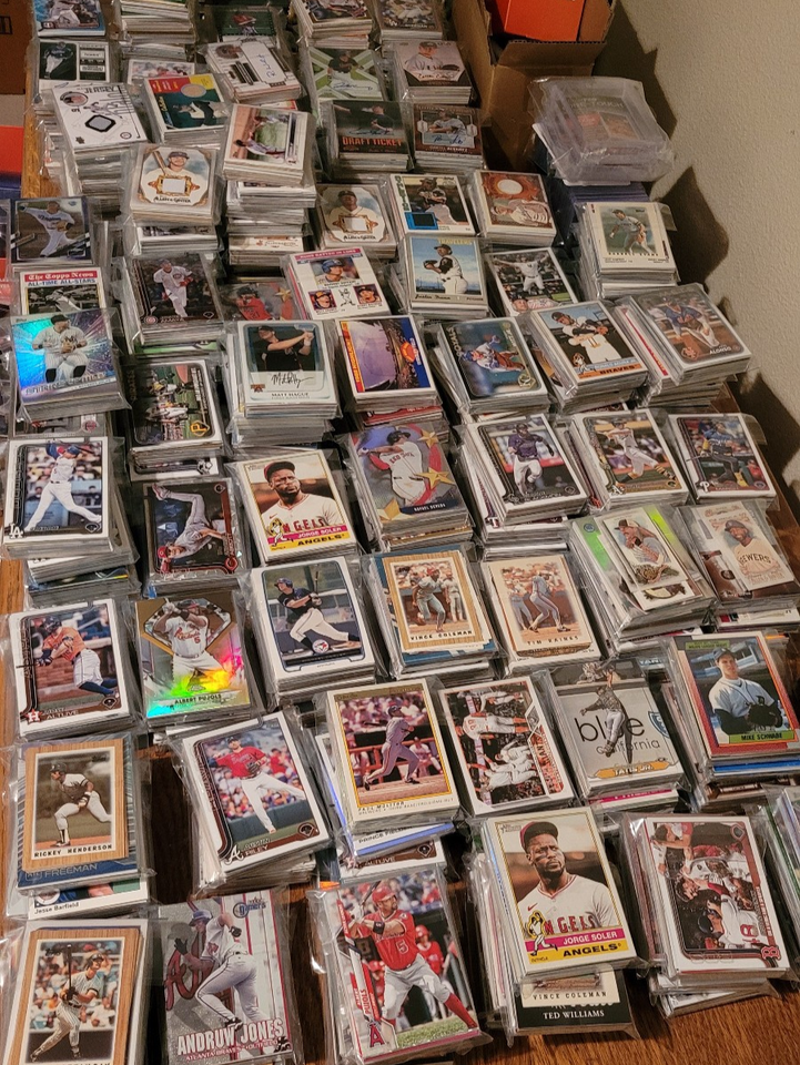 Random Baseball Card Lots Of Around 100 Cards In Each Box - (See ...