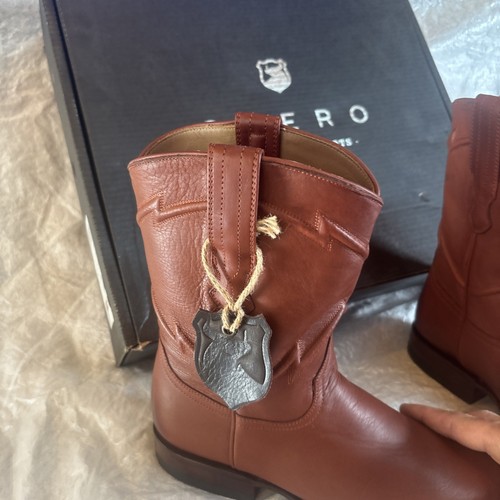 Cuero The Austin Calf Cherry Men’s Cowboy Boot 7.5 D Handcrafted Boots ...