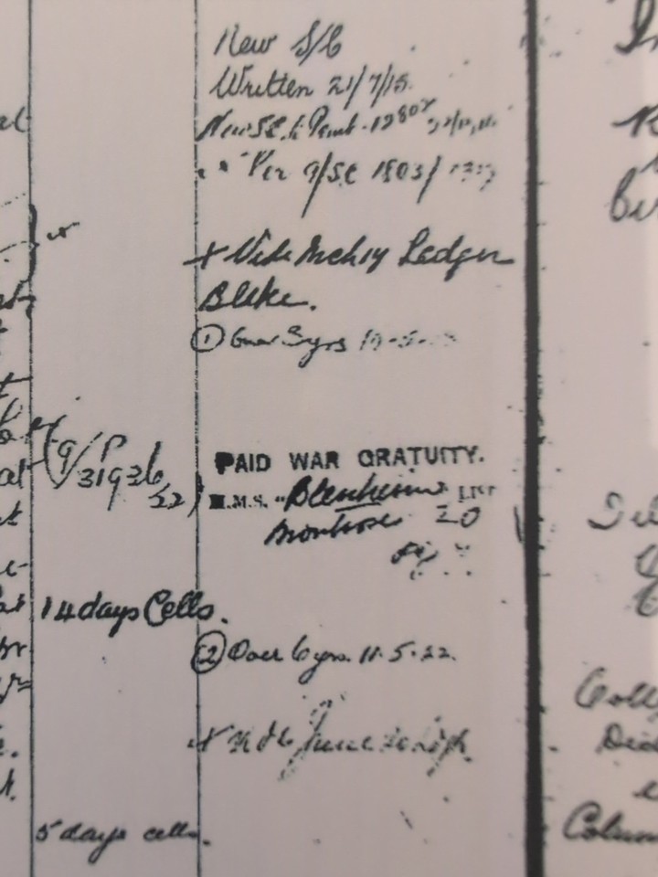 WW1 Trio Charles Humphreys Royal Navy HMS Ocean Sinking HMS Hussar ...