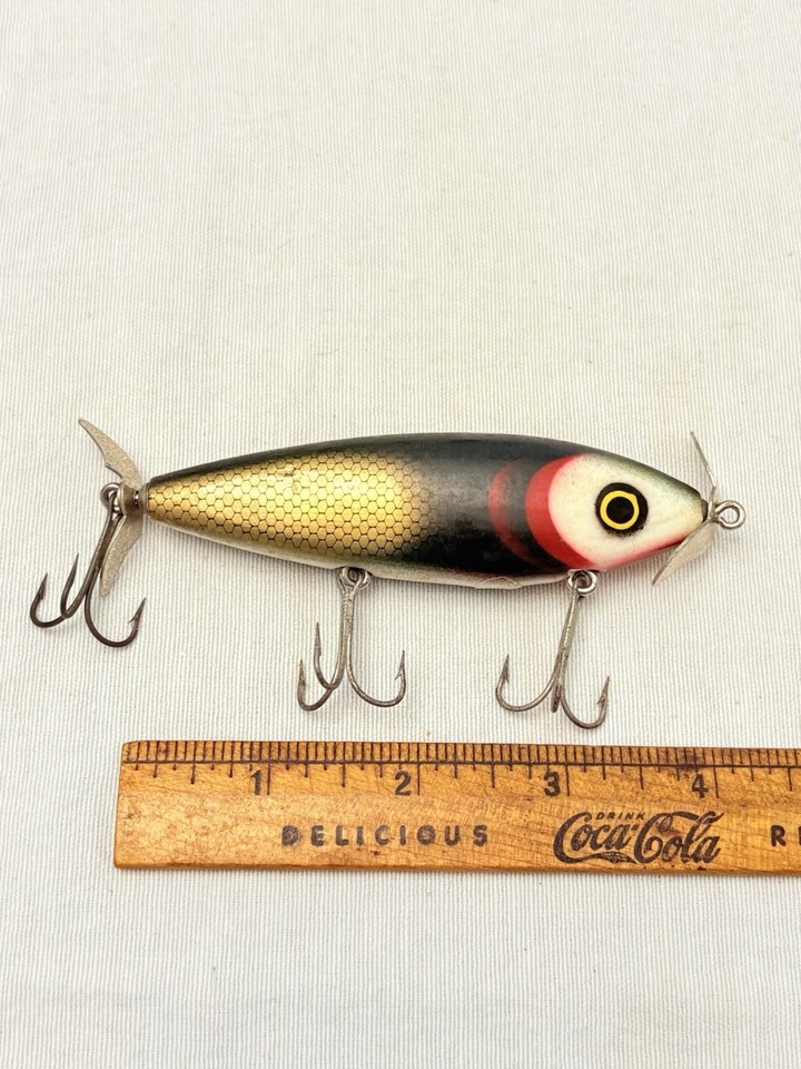 Vintage Barracuda Florida Shiner 3.75” Wood Fishing Lure | eBay
