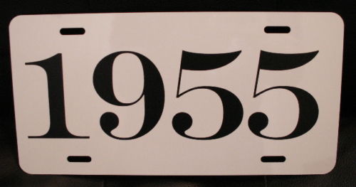 1955 YEAR LICENSE PLATE FITS CHEVY FORD BUICK DODGE CHRYSLER MERC T ...
