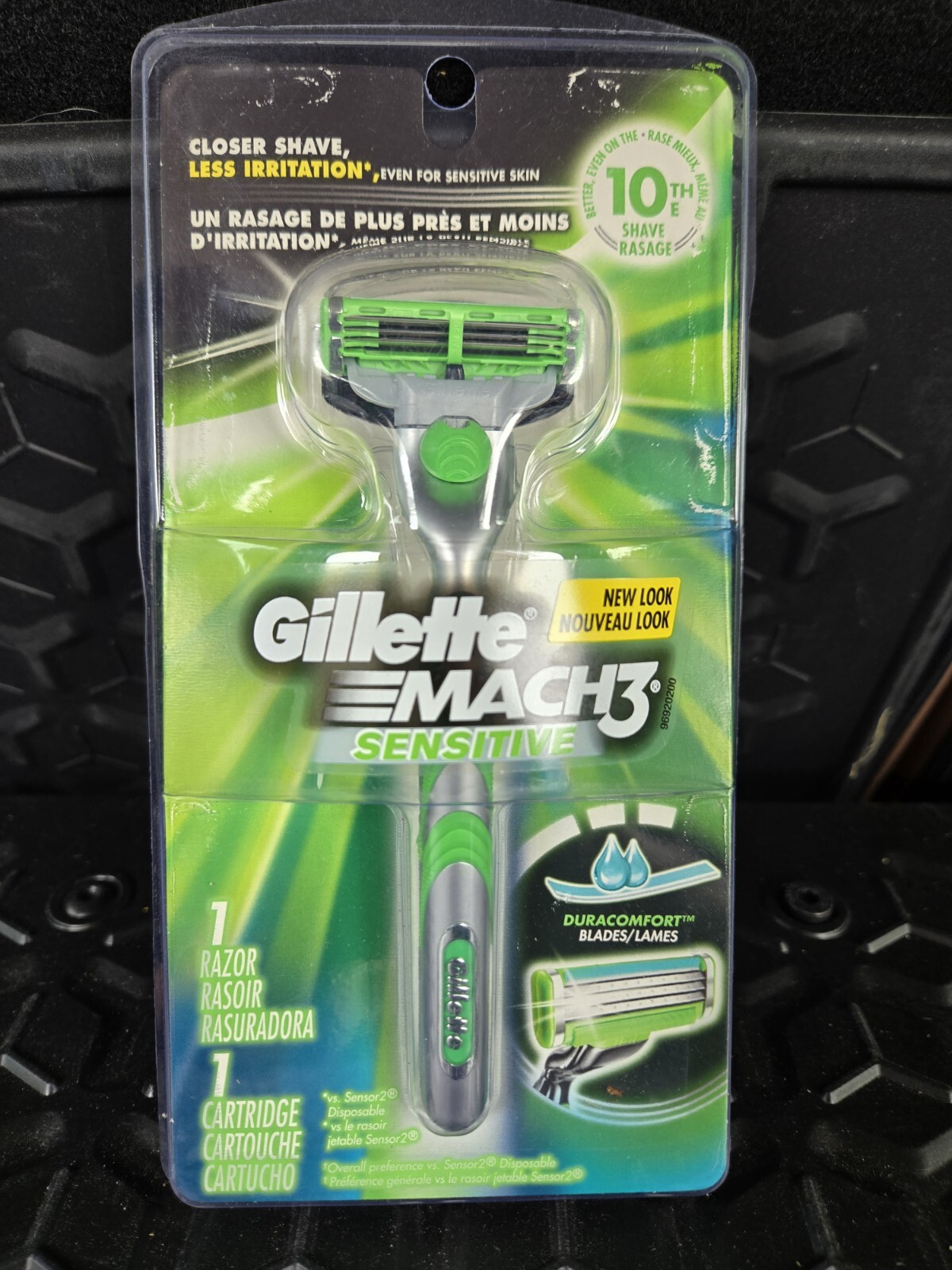 Gillette Mach 3 Sensitive Razor 1 Handle + 1 Cartridge DISCONTINUED ...