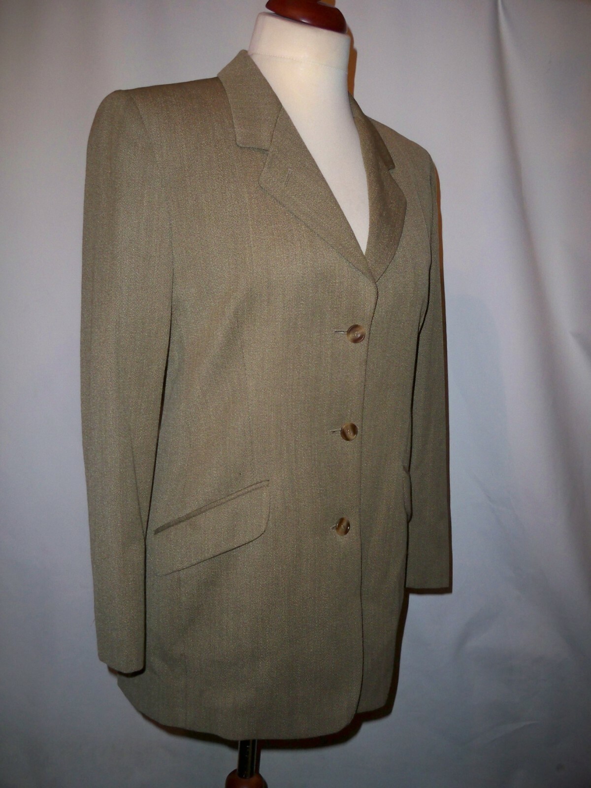 DAKS SIGNATURE VINTAGE TWEED WOOL 3 PIECE SUIT S… - Gem