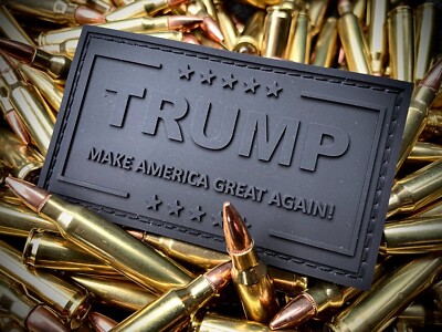 Trump MAGA (Blackout) PVC Patch | eBay