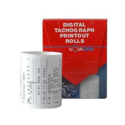 Novadata Digital Tachograph Printer Rolls - pack of 36 | eBay UK