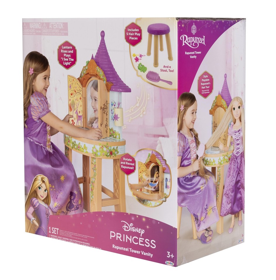 Rapunzel Vanity Disney's Tangled Rapunzel's Tower Vanity Playset with ...