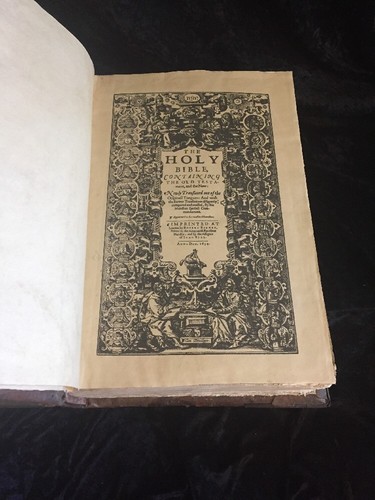 1611 FIRST ED Final Issue KING JAMES BIBLE Complete ORIGINAL Brass RARE ...