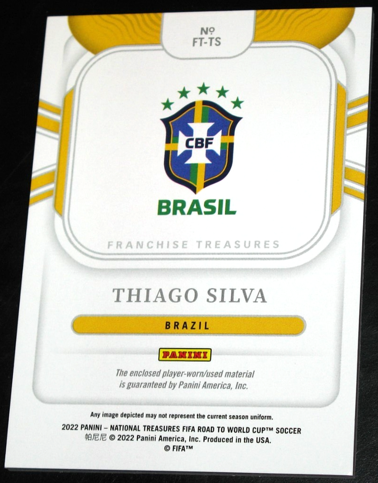 2022 National Treasures Thiago Silva Franchise Treasures Silver # 07/99 Patch | eBay