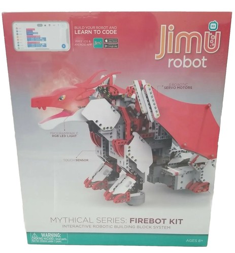 UBTECH JIMU Robot Mythical Series FIREBOT KIT JRA0601 Help Kids Learn ...