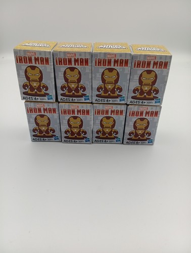 2012 Marvel Iron Man Micro Muggs Mini Figure Lot (8) New Free Shipping ...