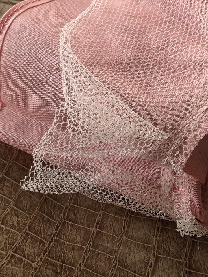 Vintage Barbie 1969 Talking Truly Scrumptious Pink Lace Dress #1107 ...