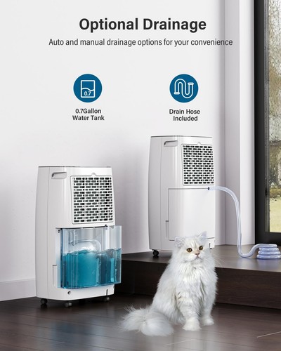 32-Pint Dehumidifier for Basement and Large Room - 2000 Sq. Ft, Quiet ...
