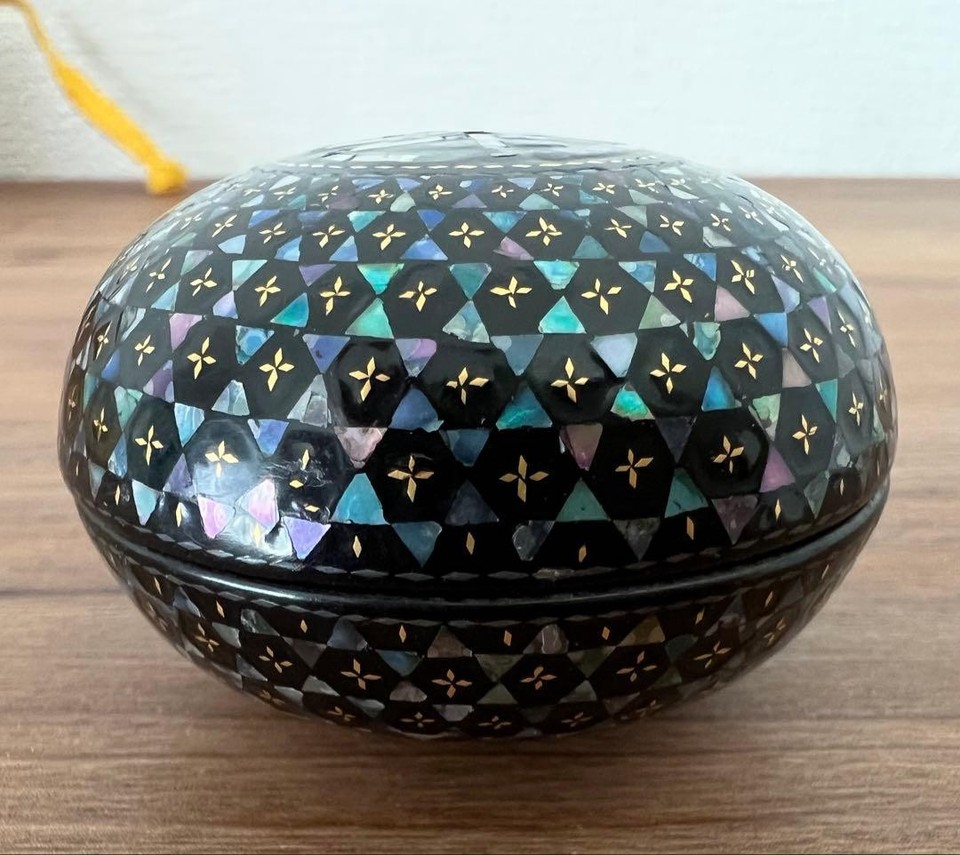 Mother-of-Pearl Incense Holder Li/Qing Dynasty Tea Scene Used | eBay UK