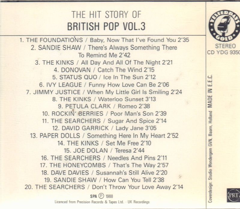 Various Pop(CD Album)The Hit Story Of British Pop Vol.3-VG | eBay UK