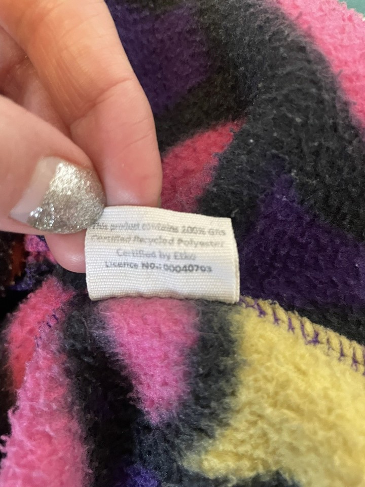 Lucy & Yak Petal Pop Multi Floral Stevie 1/4 Zip Winter Fleece Jumper ...