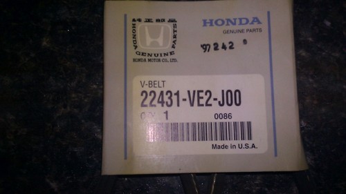 Honda 22431-VE2-J00 Lawn Mower Drive Belt Genuine OEM | eBay