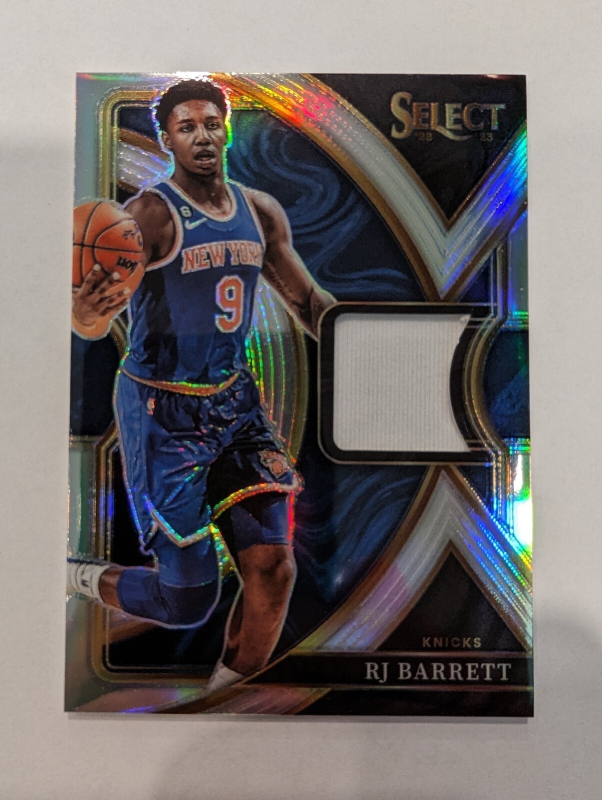 2022-23 Panini Select Selective Swatches RJ Barrett #SS-RJ Silver Prizm ...