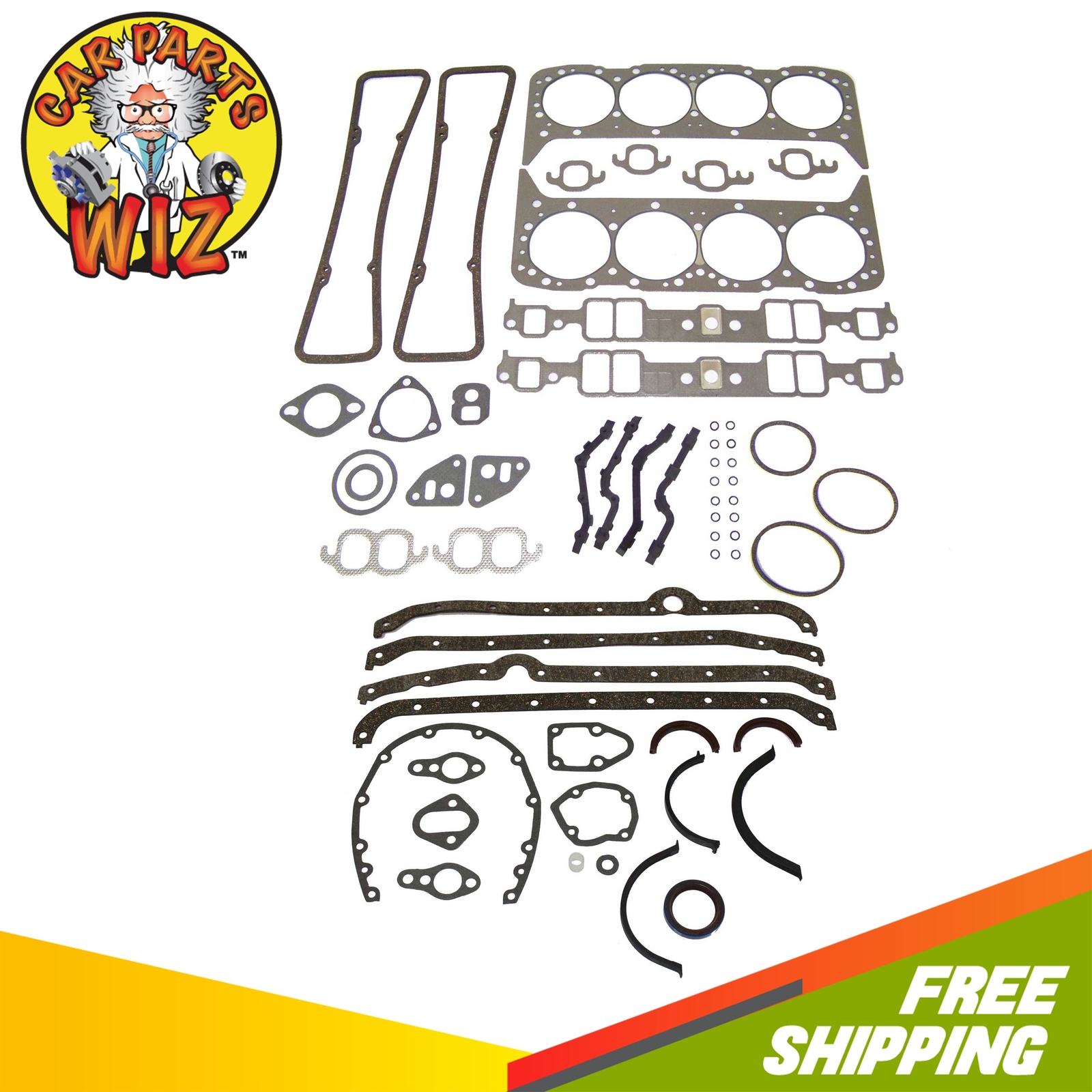 Engine Full Gasket Set Bearing Rings Fits 68-73 GM Caprice 5.0L V8 OHV ...