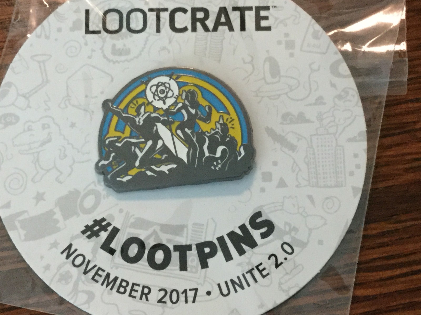Loot Crate Pin November 2017 - Unite 2.0 | eBay
