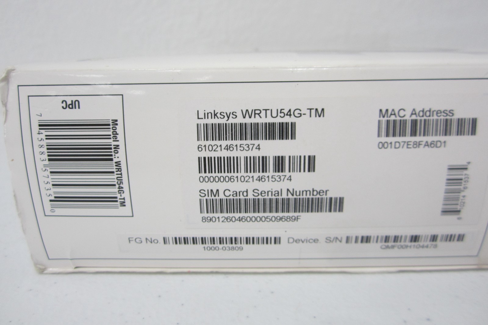 NIB - NEW - Linksys T-Mobile HotSpot & Home WRTU54G-TM Wireless Router ...
