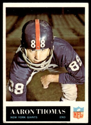1965 Philadelphia Aaron Thomas Rookie New York Giants #122 | eBay