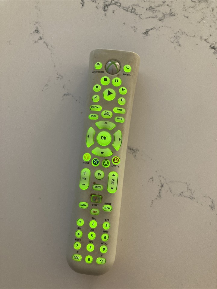 Microsoft Xbox 360 Universal Media Remote DVD TV - Tested - | eBay
