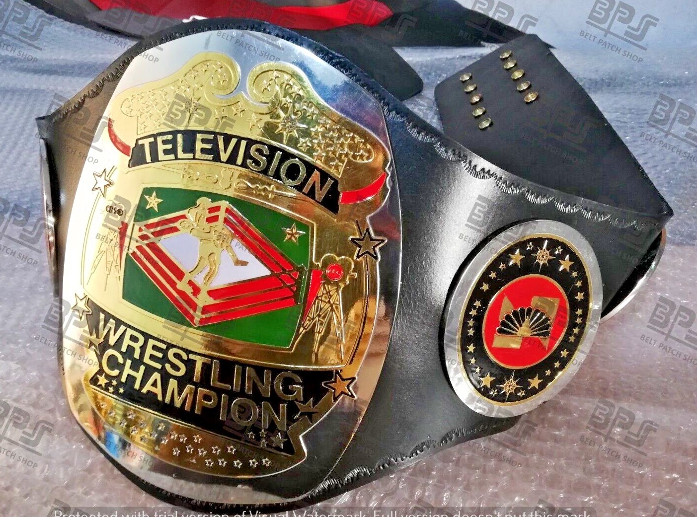 Customized Television Wrestling Champion Title Belt 4mm Thick Zinc ...