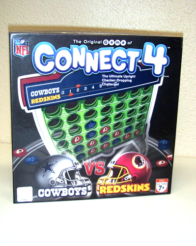 Connect 4 Game / NFL / Dallas Cowboys vs Washington Redskins / Tic-Tac ...