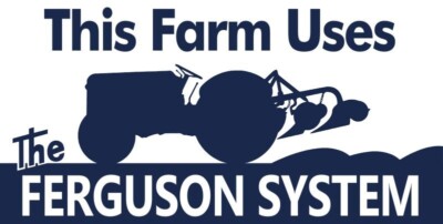 This Farm Uses the Ferguson System NEW Sign 18x36" USA STEEL XL Size 8 ...