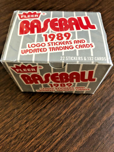 1989 Fleer Baseball Logo Stickers And Updated Trading Cards Factory ...