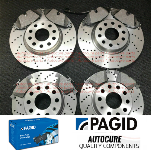 FOR RANGE ROVER SPORT L494 MK2 PAGID DRILLED FRONT & REAR BRAKE DISC ...