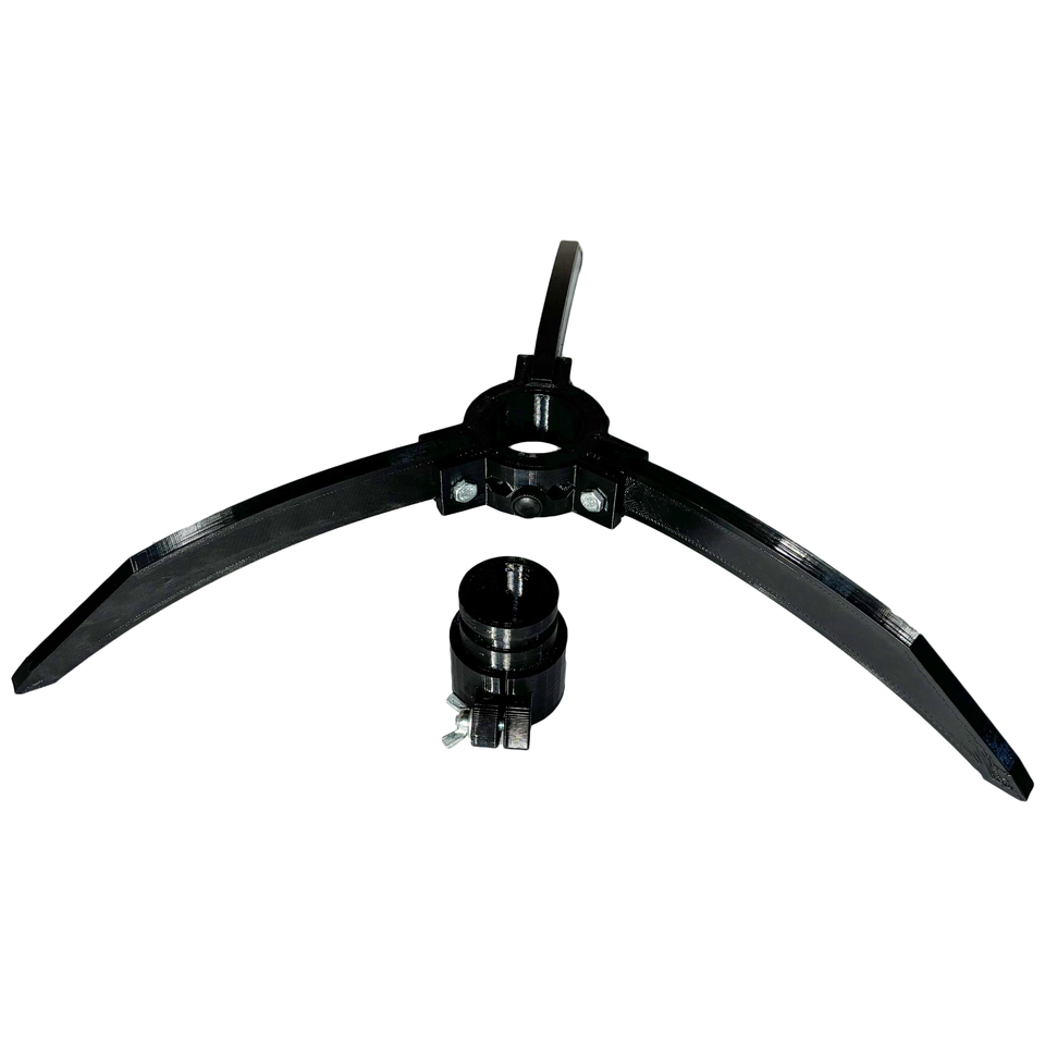 Ice Mount Tripod for Ice Fishing - Livescope Transducer Pole - 19" Leg ...
