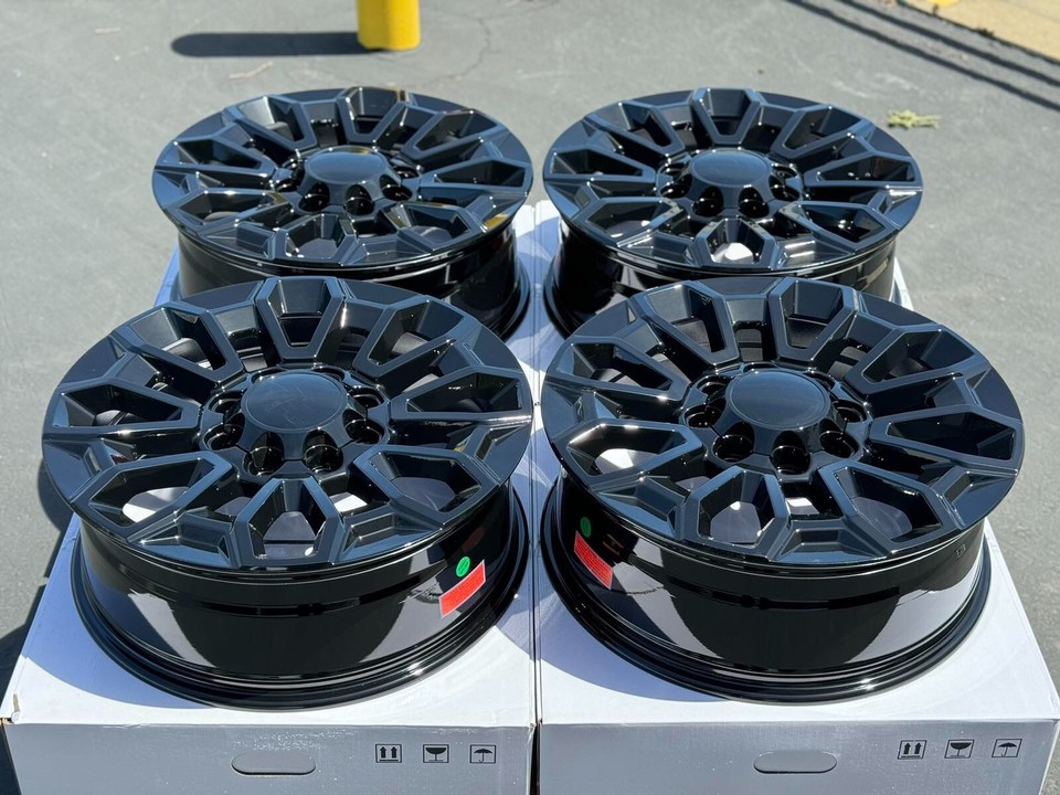 22" Wheels 22x8.5 8x180 Rims Chevy Silverado GMC 2500 HD Sierra 2500HD ...