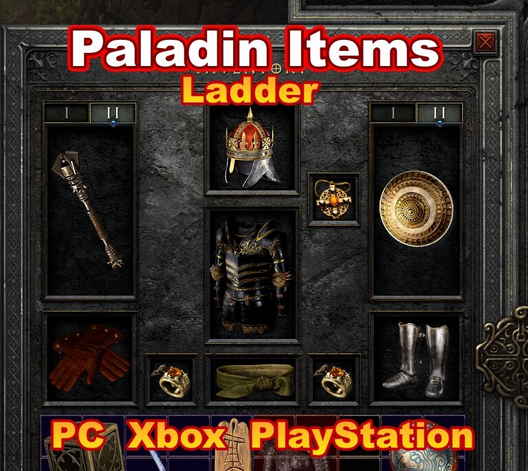 Paladin Items ⭐ Ladder S12 Diablo 2 Resurrected D2R SC PC/Xbox/PS/PS4 ...
