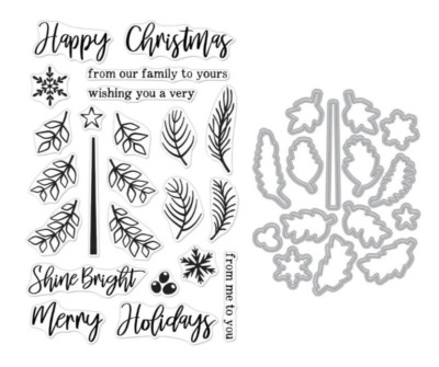 Hero Arts Build A Tree Stamp Set & HA Build A Tree Frame Cuts Die Set ...