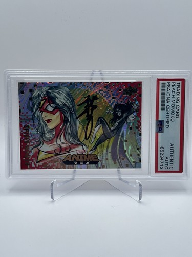 2020 UPPER DECK MARVEL ANIME VOL 1 SPIDER WOMAN HYPER MOSAIC PEACH ...