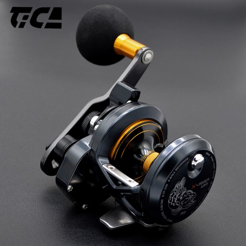 TICA X-Jigger Offshore Trolling Fishing Reel 22LB Lever Drag 42 IN Line ...
