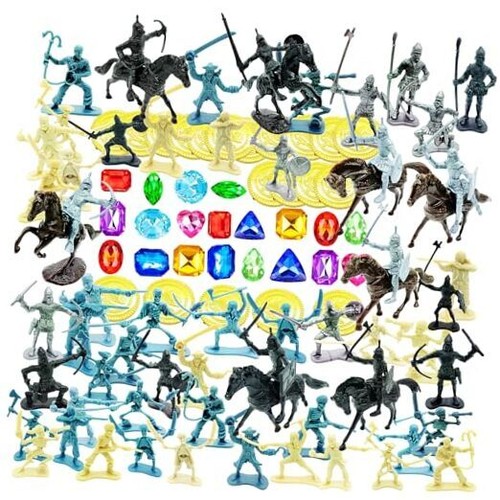Knight Ancient Soldier Figures Toy Middle Ages Army Pirate Action ...