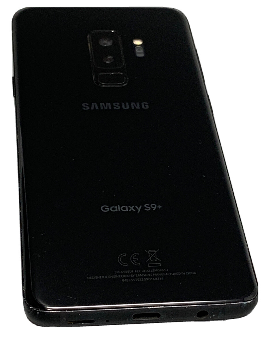 Samsung Galaxy S9 Plus SM-G965U 64GB Unlocked Black Smartphone - C ...