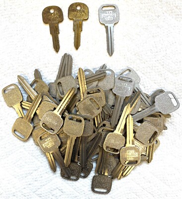 Lot of Blank Curtis Aluminum Keys FT-46 keys = 2, H-58 =59 keys | eBay