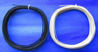 50 Feet PROFESSIONAL Vintage Style Cloth Push Back Guitar Wire 22ga ...