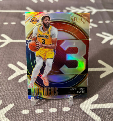 2021-22 Select #30 Anthony Davis NUMBERS PRIZM Insert | eBay