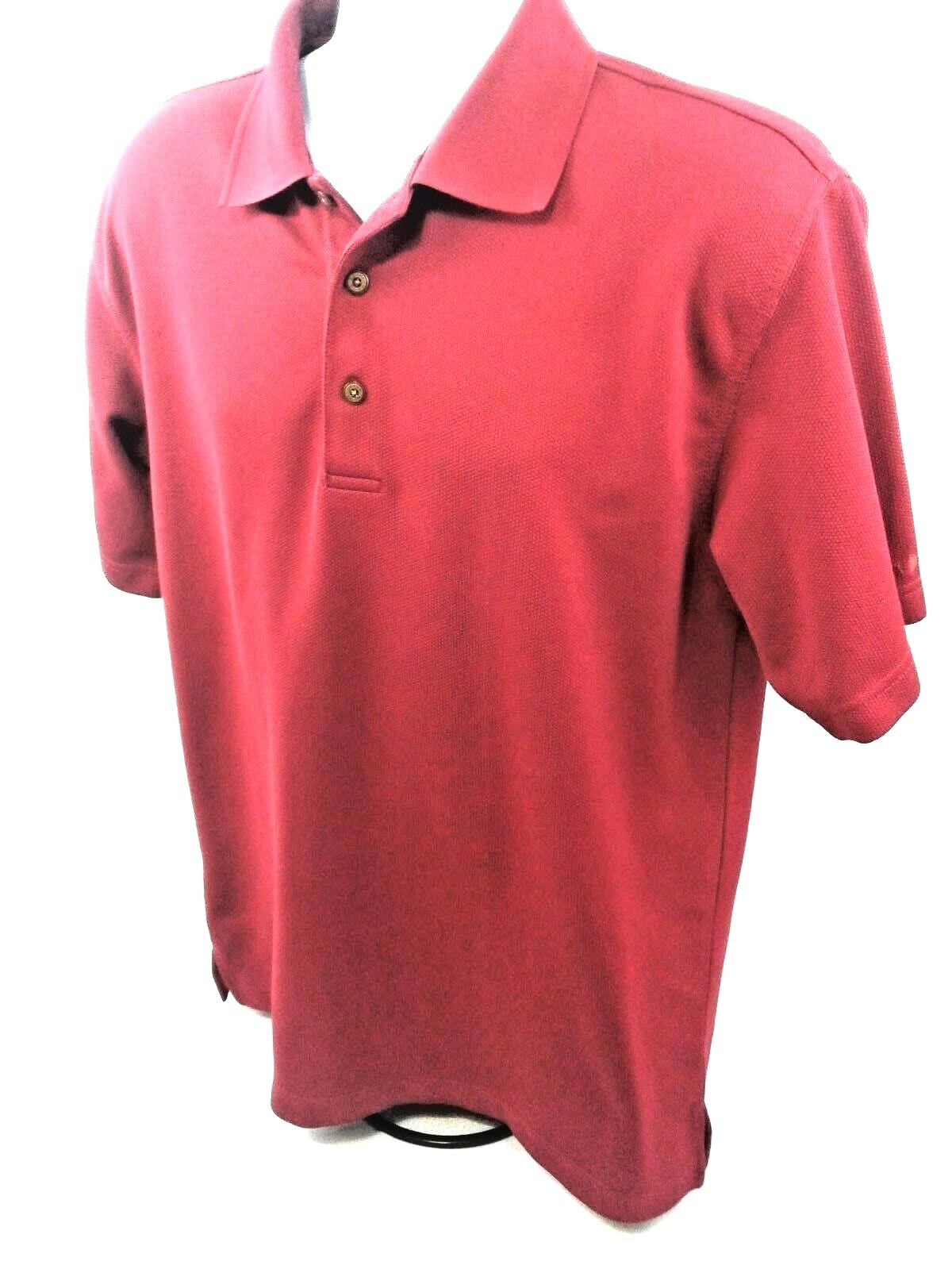 Grand Slam Mens Short Sleeve Red Golf Polo - 3 Button closure Size L | eBay
