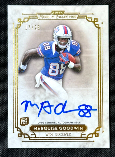 Marquise Goodwin 2013 Topps Museum Collection Signature Series RC ...