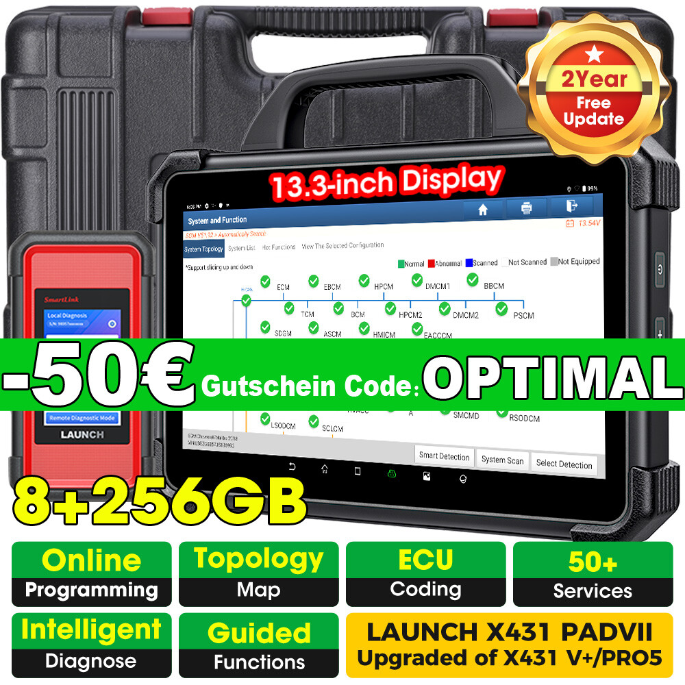2024 LAUNCH X431 PAD VII 7 PRO Profi Auto OBD2 Diagnosegerät ECU ...