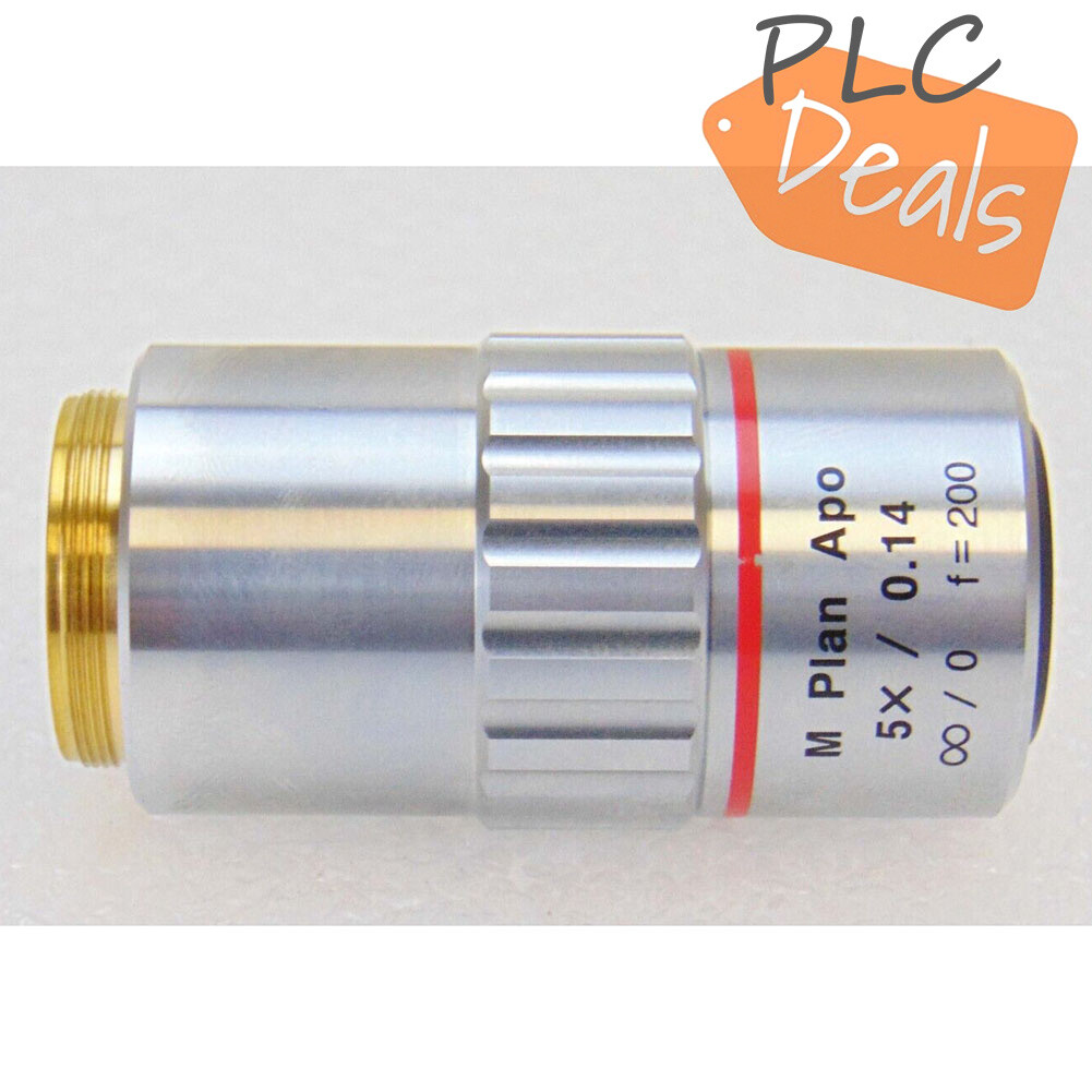 1PC USED mitutoyo M Plan Apo 5x/0.14 full achromatic bright field objective | eBay