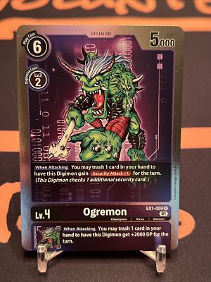 Ogremon | EX1-059 R | Rare | Purple | Classic Collection | Digimon TCG ...