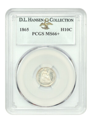 1865 H10C PCGS MS66+ ex: D.L. Hansen | eBay