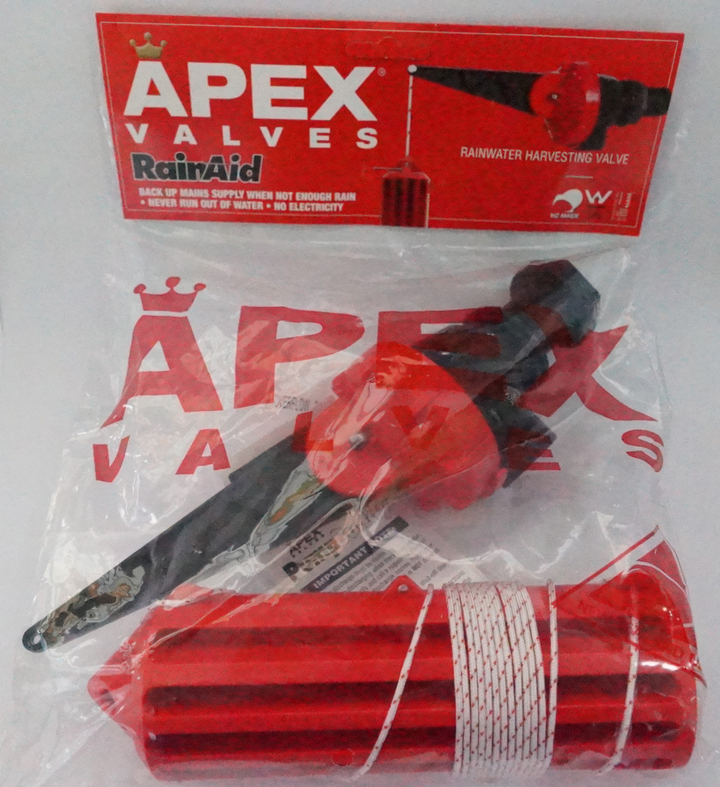 Apex Rain Aid Rainaid Tank Top Up Valve for Rain Harvesting 20mm / 3/4 ...